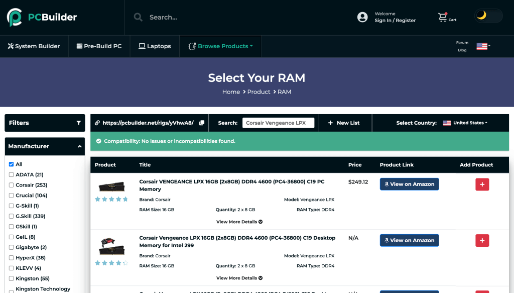 How to Build Your Gaming PC Using PC Builder